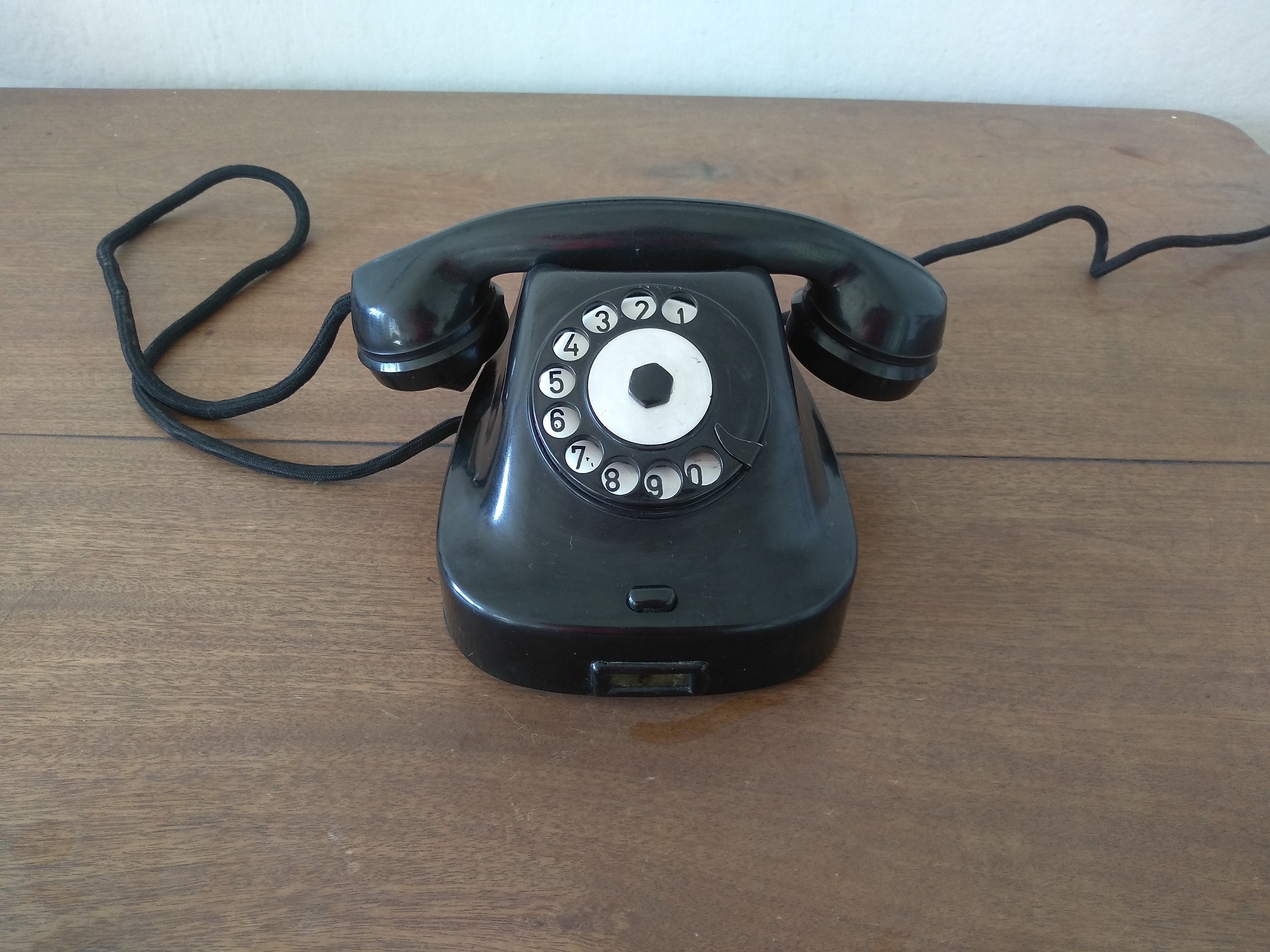 Old Bakelite Phone, Vintage Rotary Phone, Vintage Bakelite Rotary ...