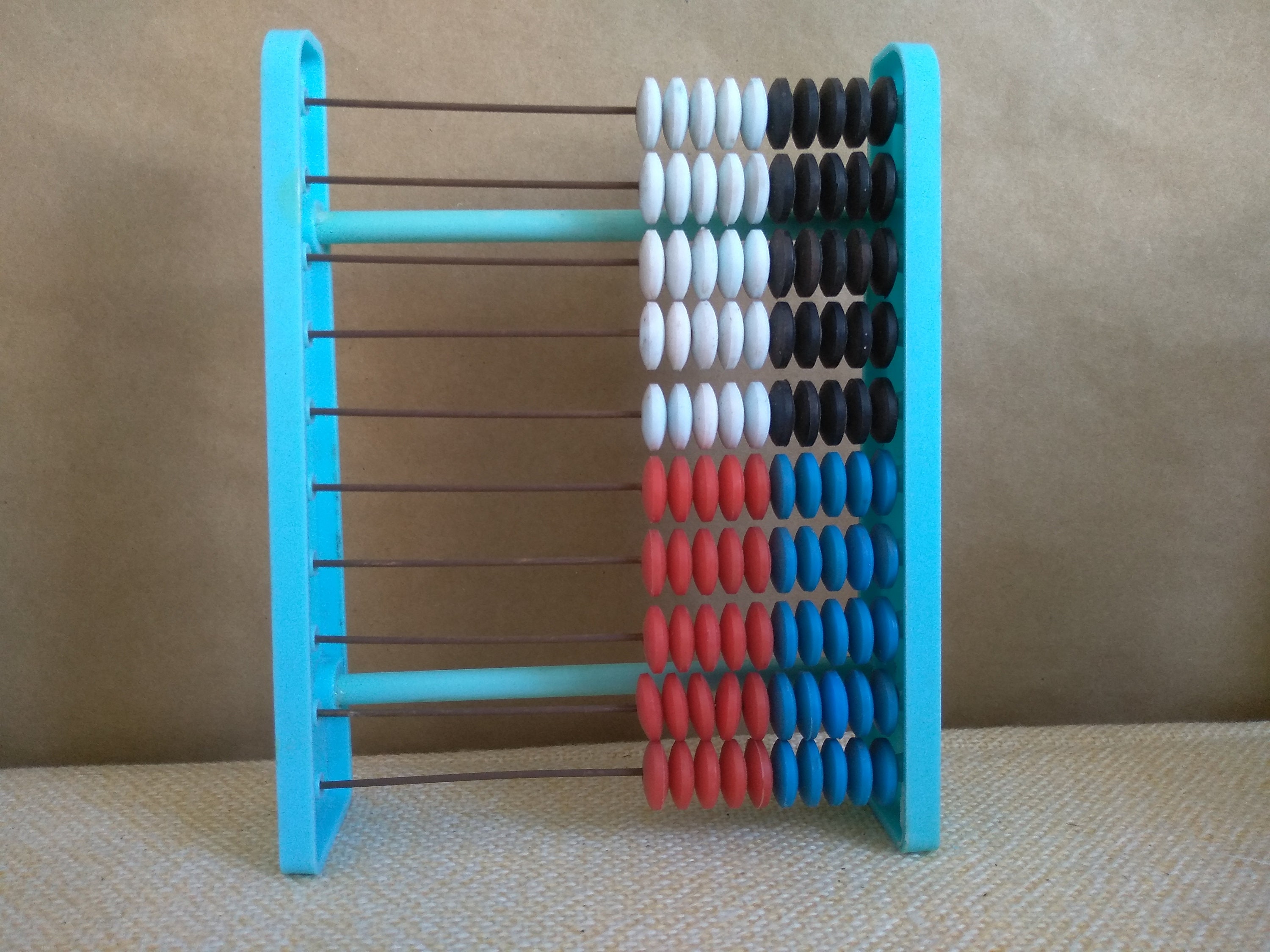 Vintage Plastic Abacus, Retro Plastic Abacus, Old Plastic Abacus, Retro ...