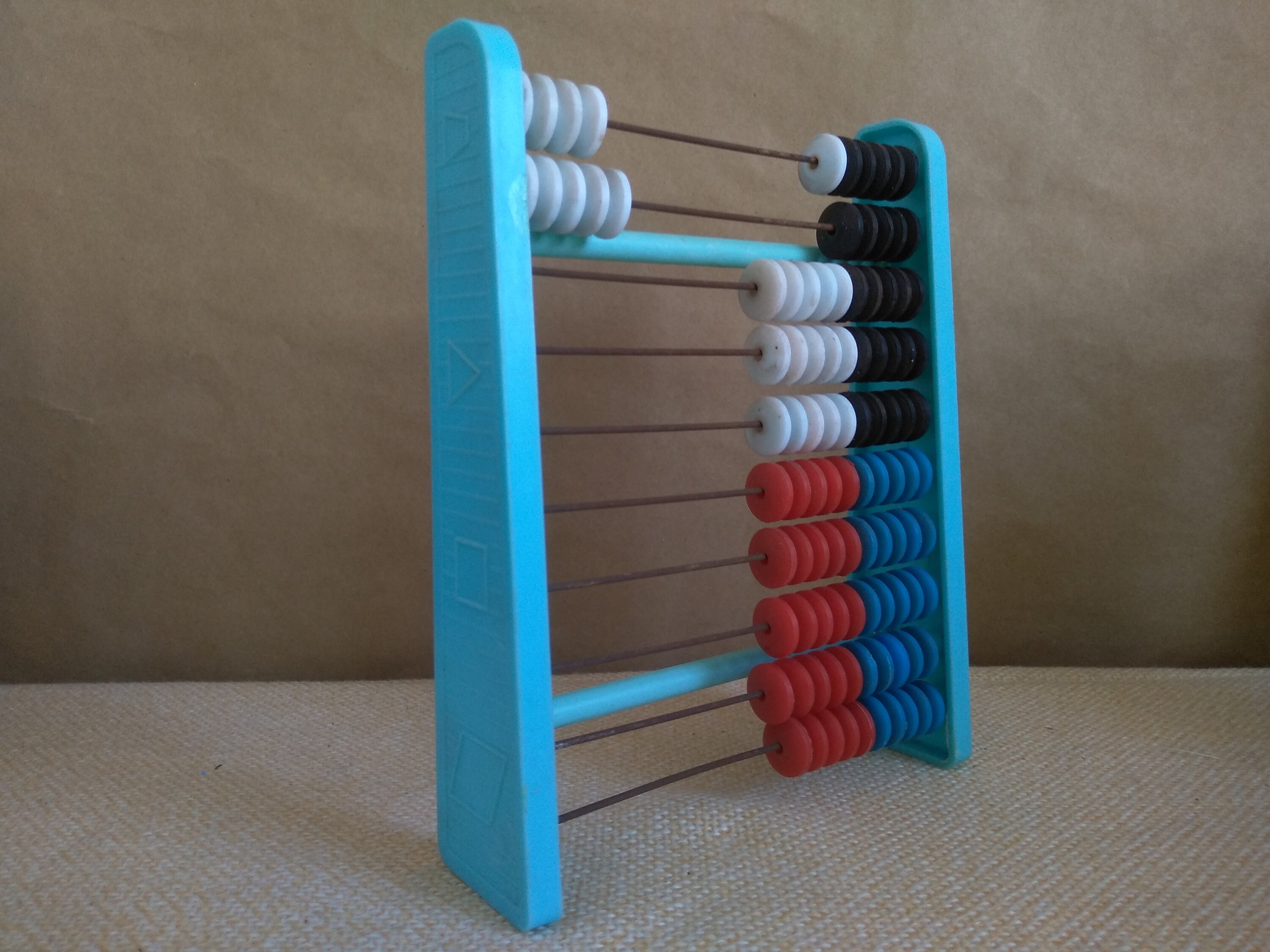 Vintage Plastic Abacus, Retro Plastic Abacus, Old Plastic Abacus, Retro ...