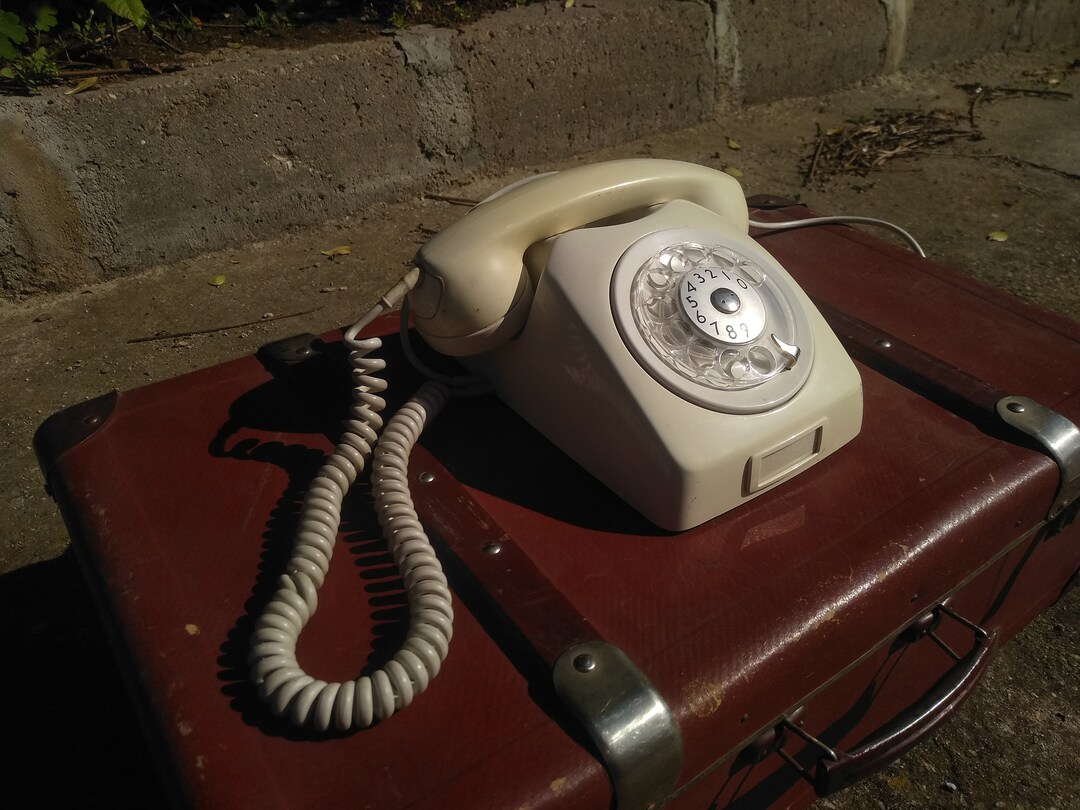 Old Phone, Vintage Rotary Telephone, Retro Phone, Home Decor - Etsy