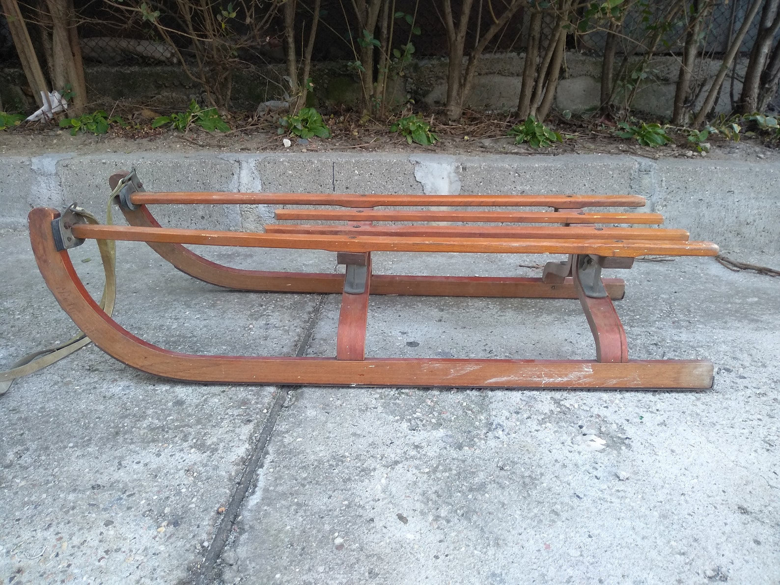 Antique Childs Sled, Childs Sled, Wooden Sled for Children, Antique ...