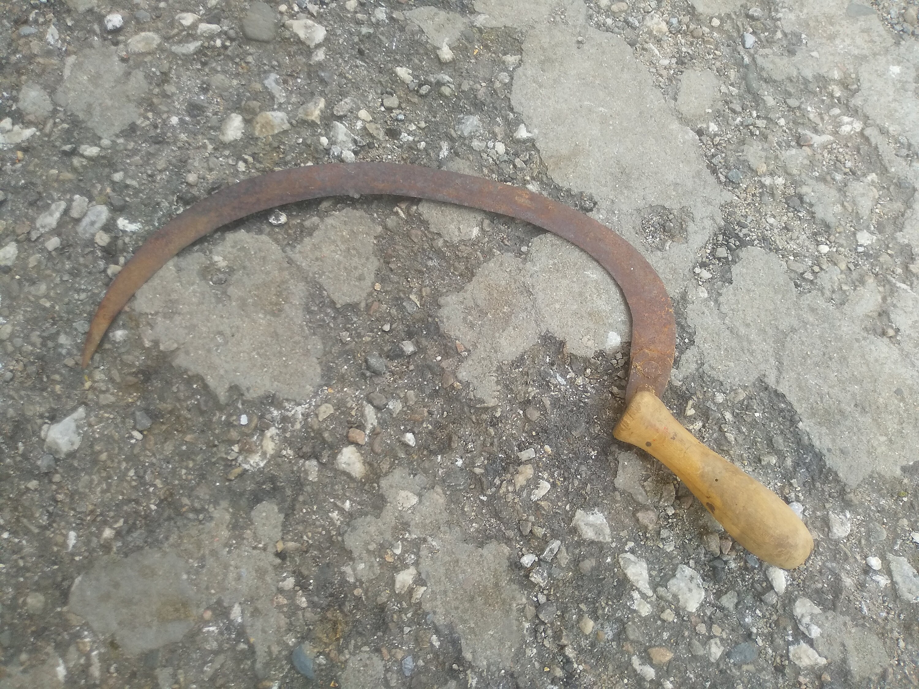 A Sickle for Hay, Vintage Hand Sickle, Antique Sickle, Rustic Decor ...