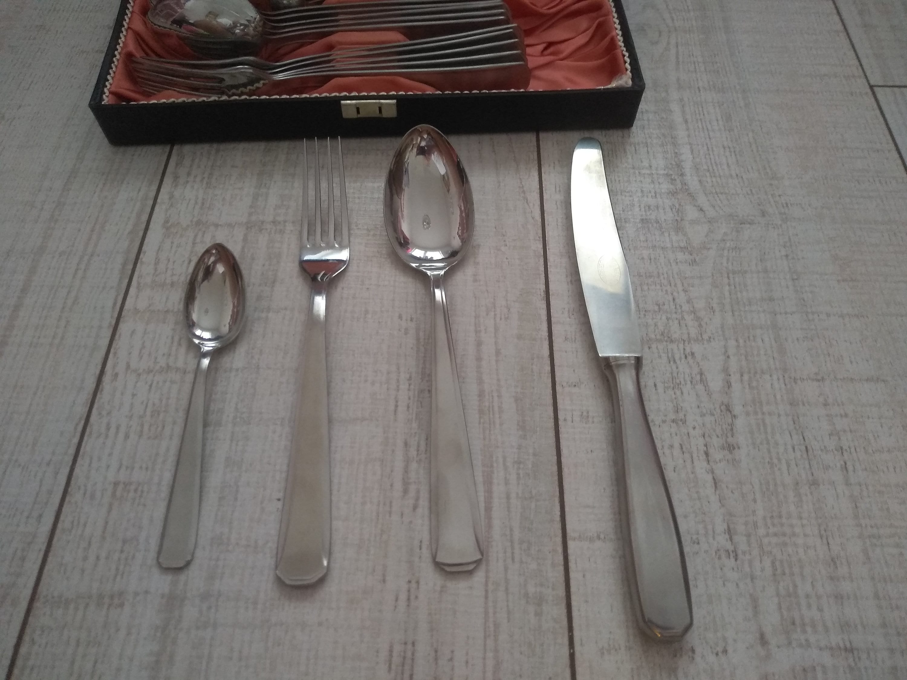 Set of Spoons, Forks and Knives, Rostfrei - Etsy