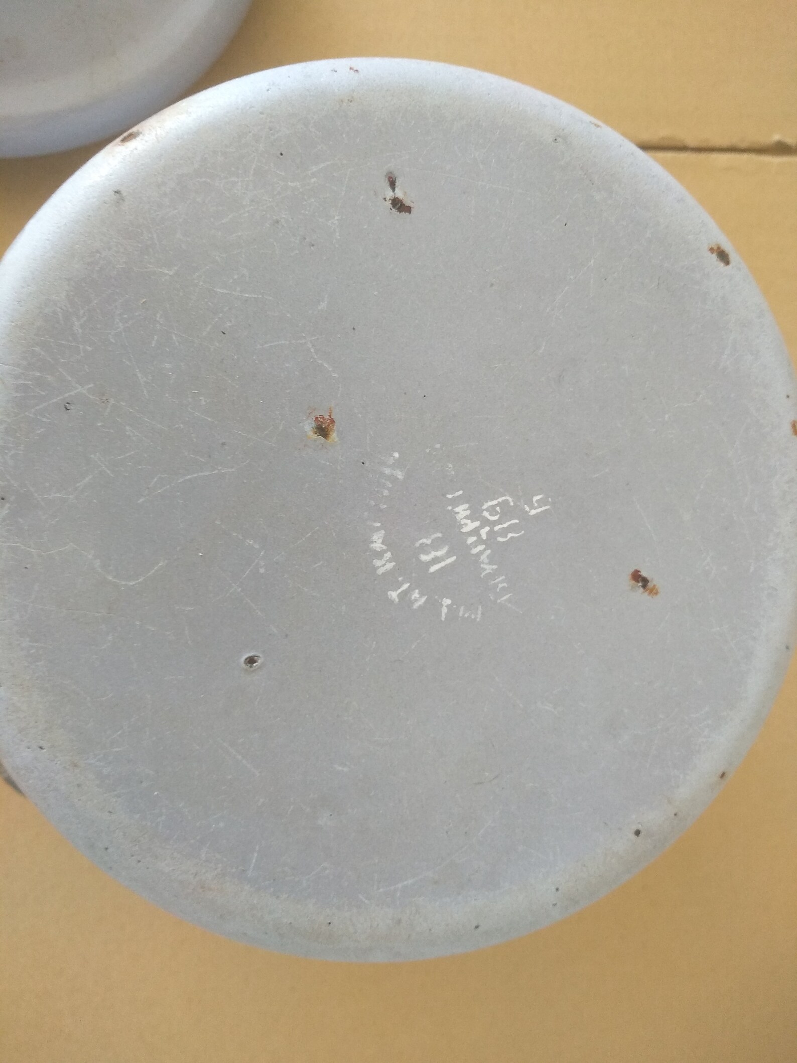 Vintage Milk Container, Food Carrier, Enamel Milk Canister, Farmhouse ...