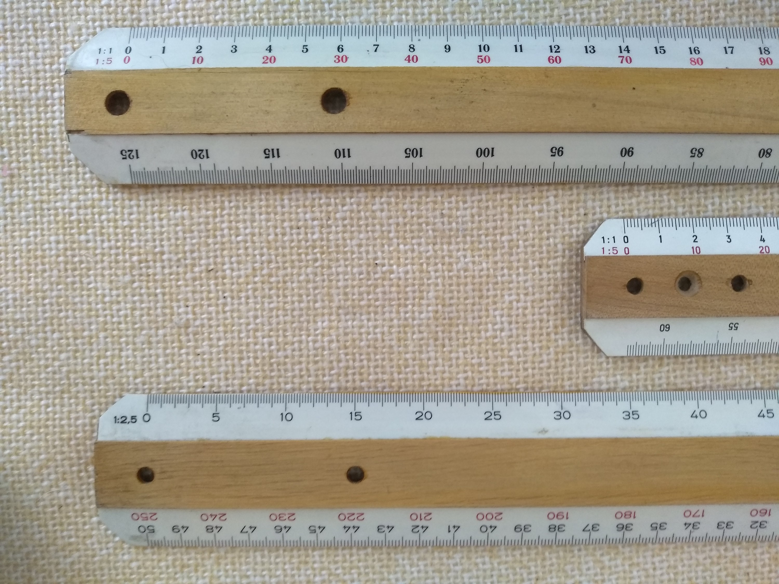 Logarithmic Scale Ruler