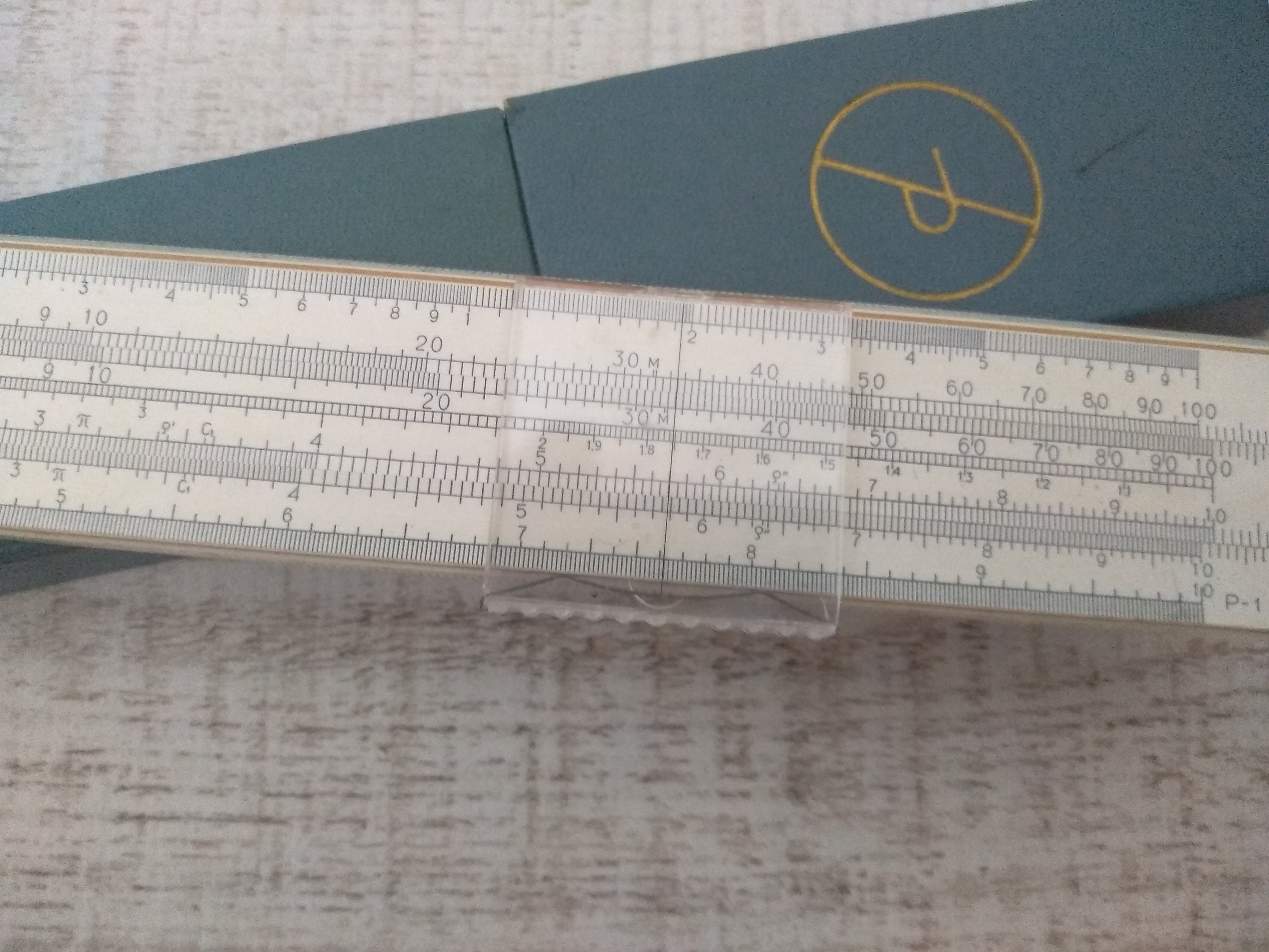 Vintage Logarithmic Ruler, Old USSR Ruler Logarithmic, USSR Analog ...