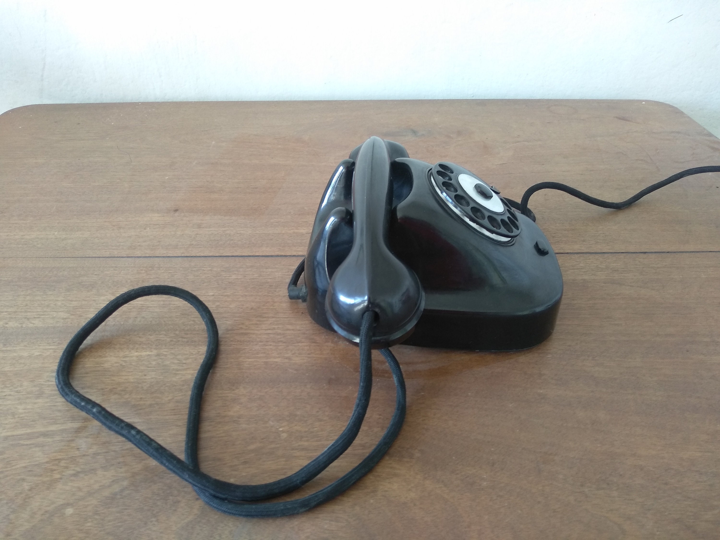 Old Bakelite Phone, Vintage Rotary Phone, Vintage Bakelite Rotary ...
