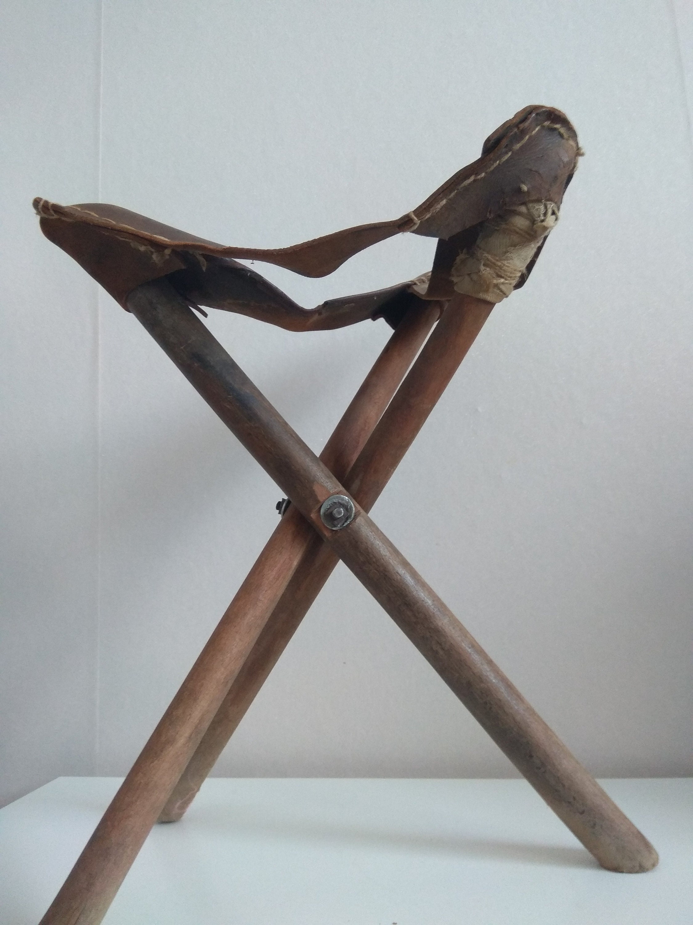 Old Folding Military Chair, Military Chair, 100 Year Old Chair, Army ...