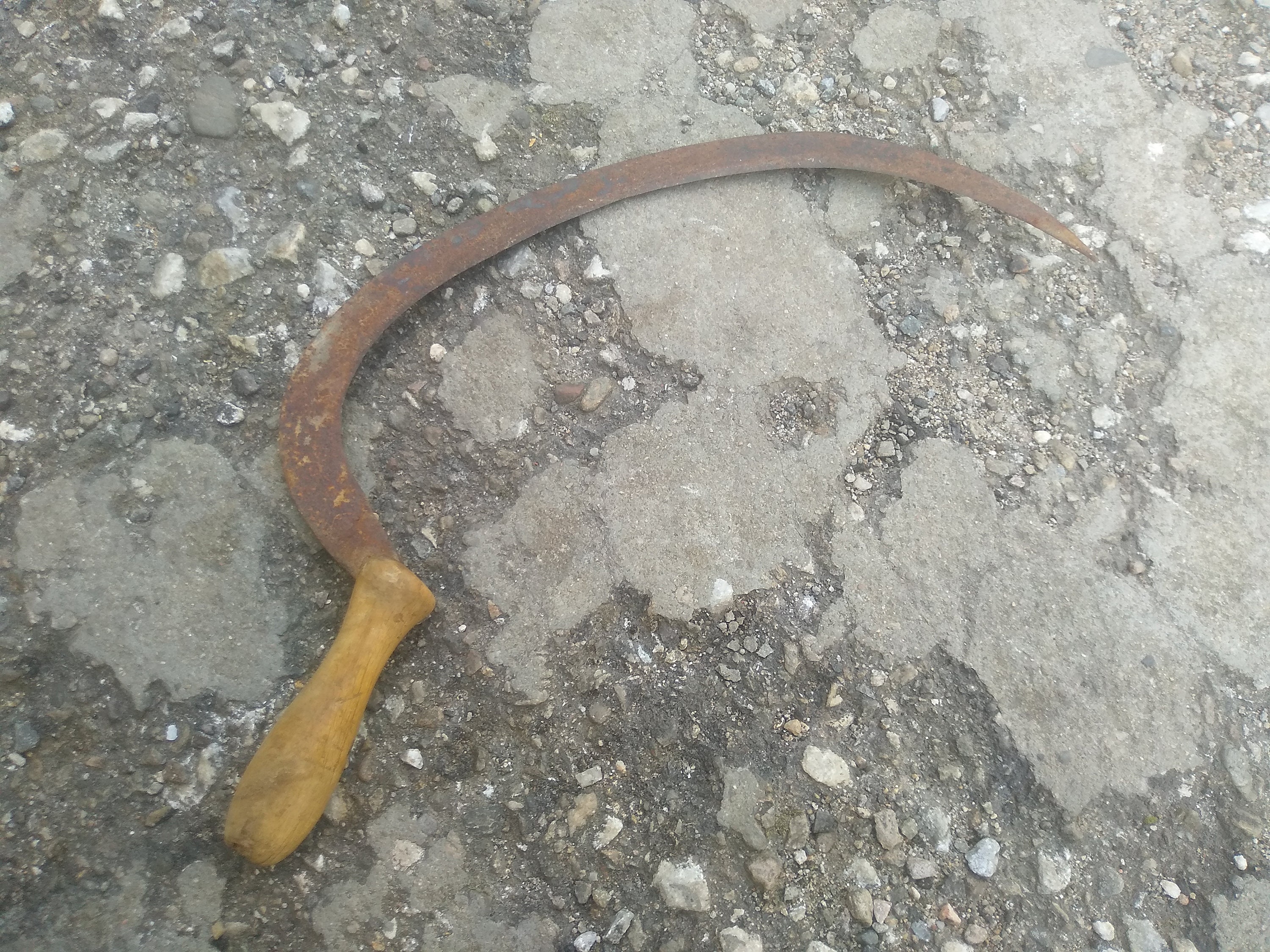 A Sickle for Hay, Vintage Hand Sickle, Antique Sickle, Rustic Decor ...