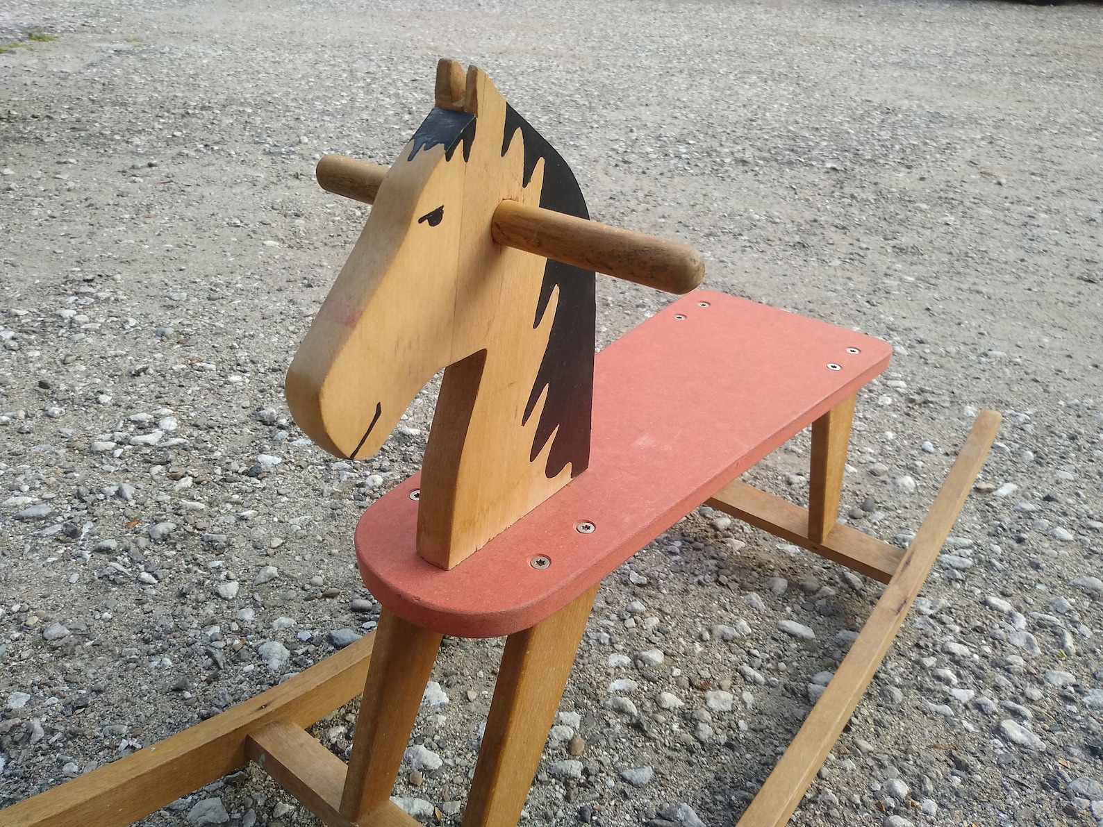 Old Rocking Horse, Vintage Children Rocking Horse, Wooden Horse ...