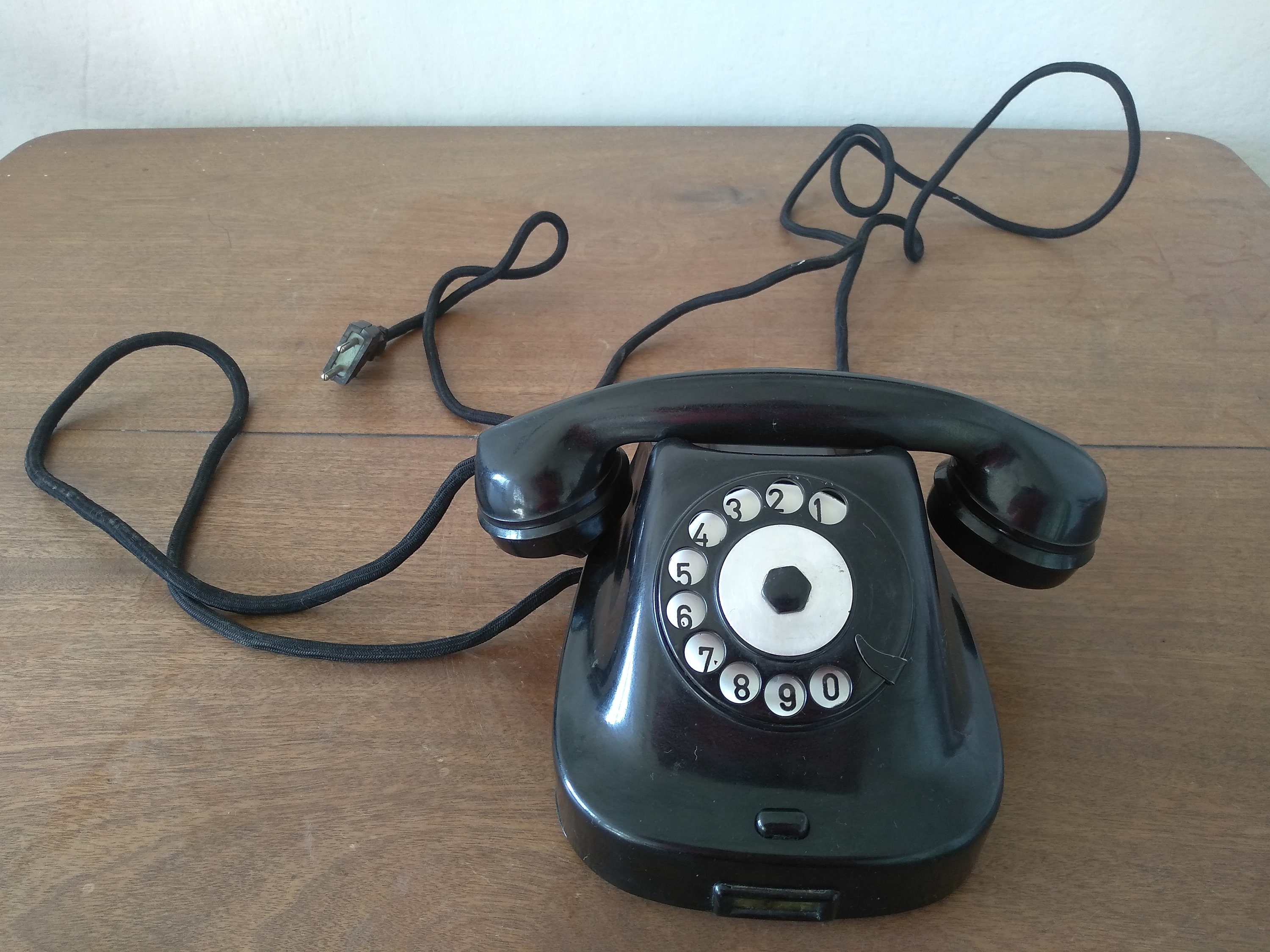 Old Bakelite Phone, Vintage Rotary Phone, Vintage Bakelite Rotary ...