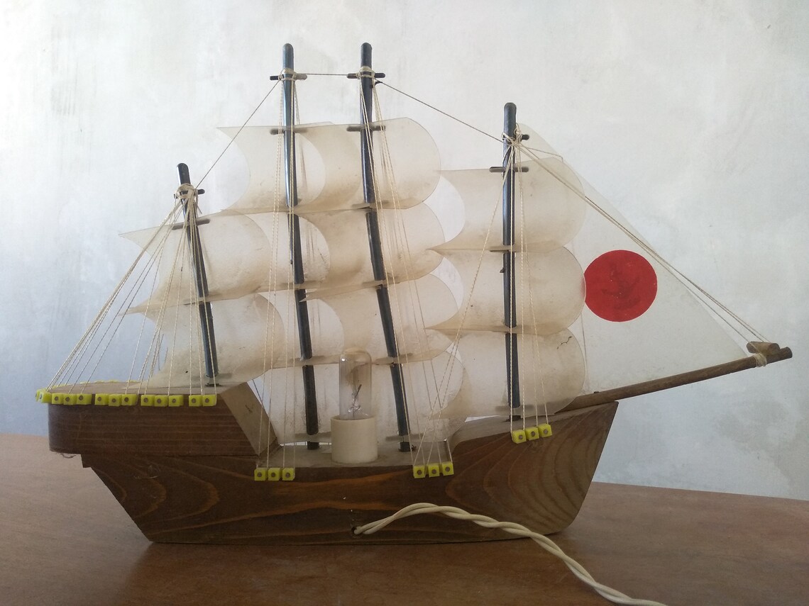 Ship, Old Night Lamp, Home Decor, Old Lamp - Etsy