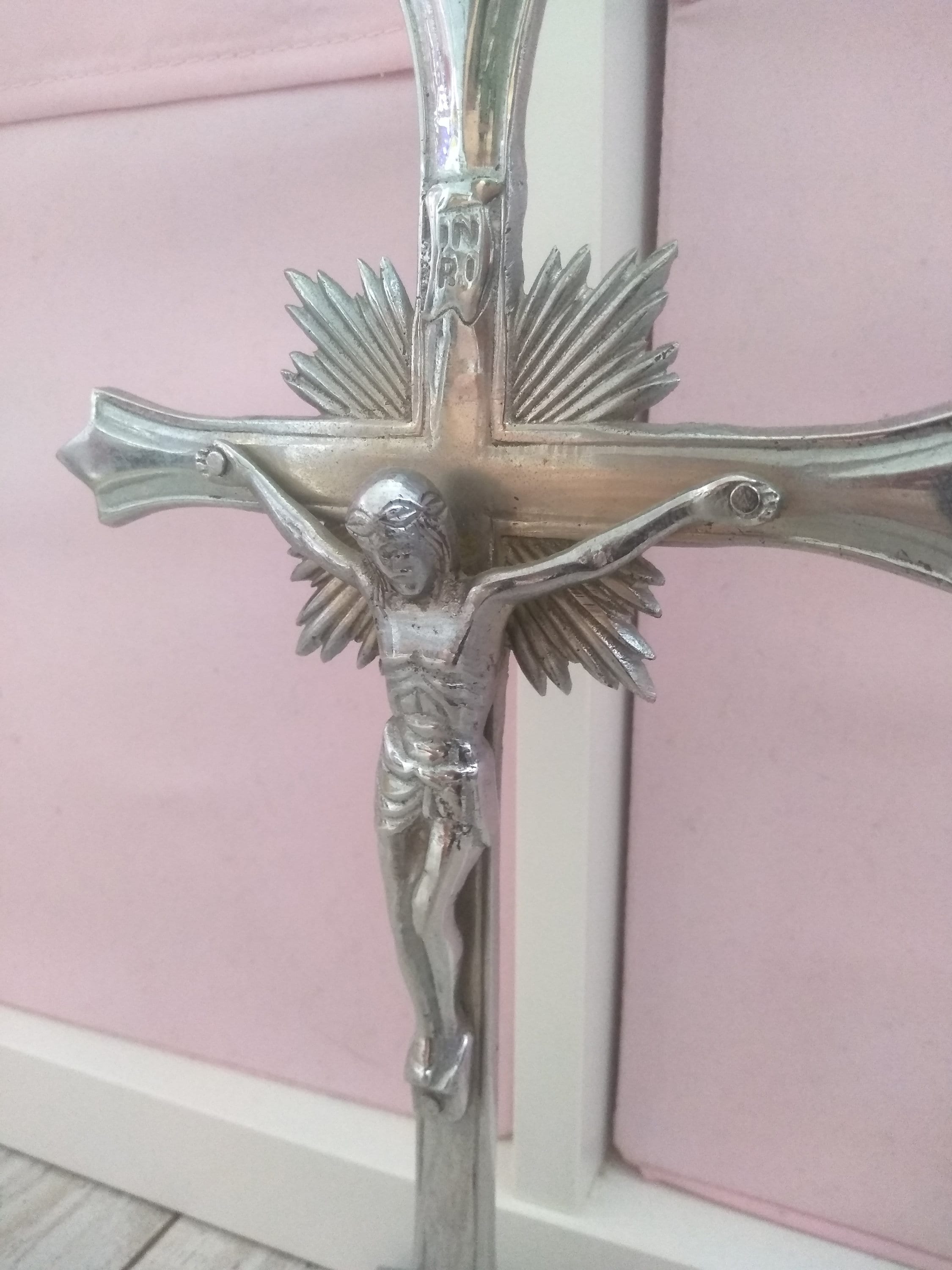 Metal Cross, Cross Decor Wall Hanging Religious Crucifix, Antique ...