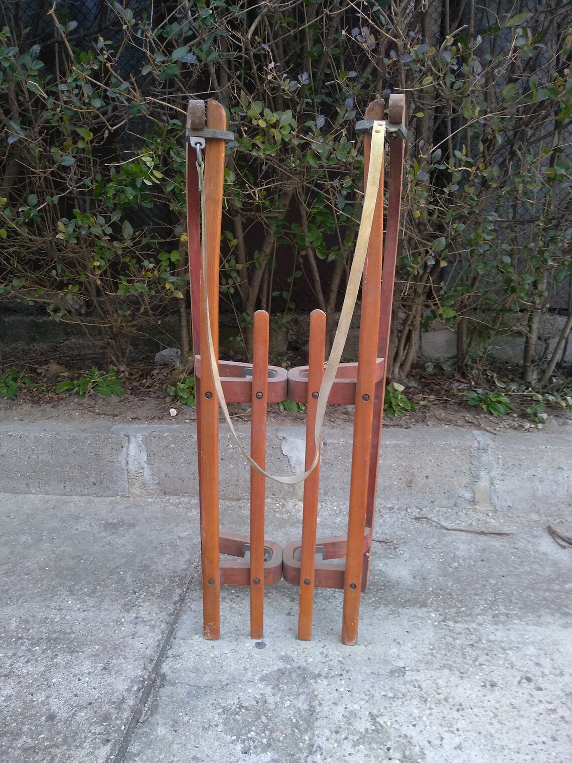 Antique Childs Sled, Childs Sled, Wooden Sled for Children, Antique ...