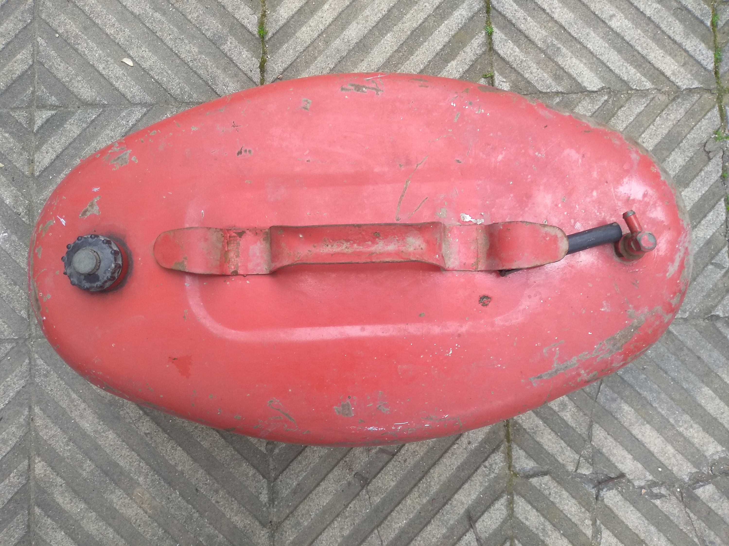 Vintage Metal Fuel Can, Vintage Fuel Can, Gas Petrol Container, Gas ...