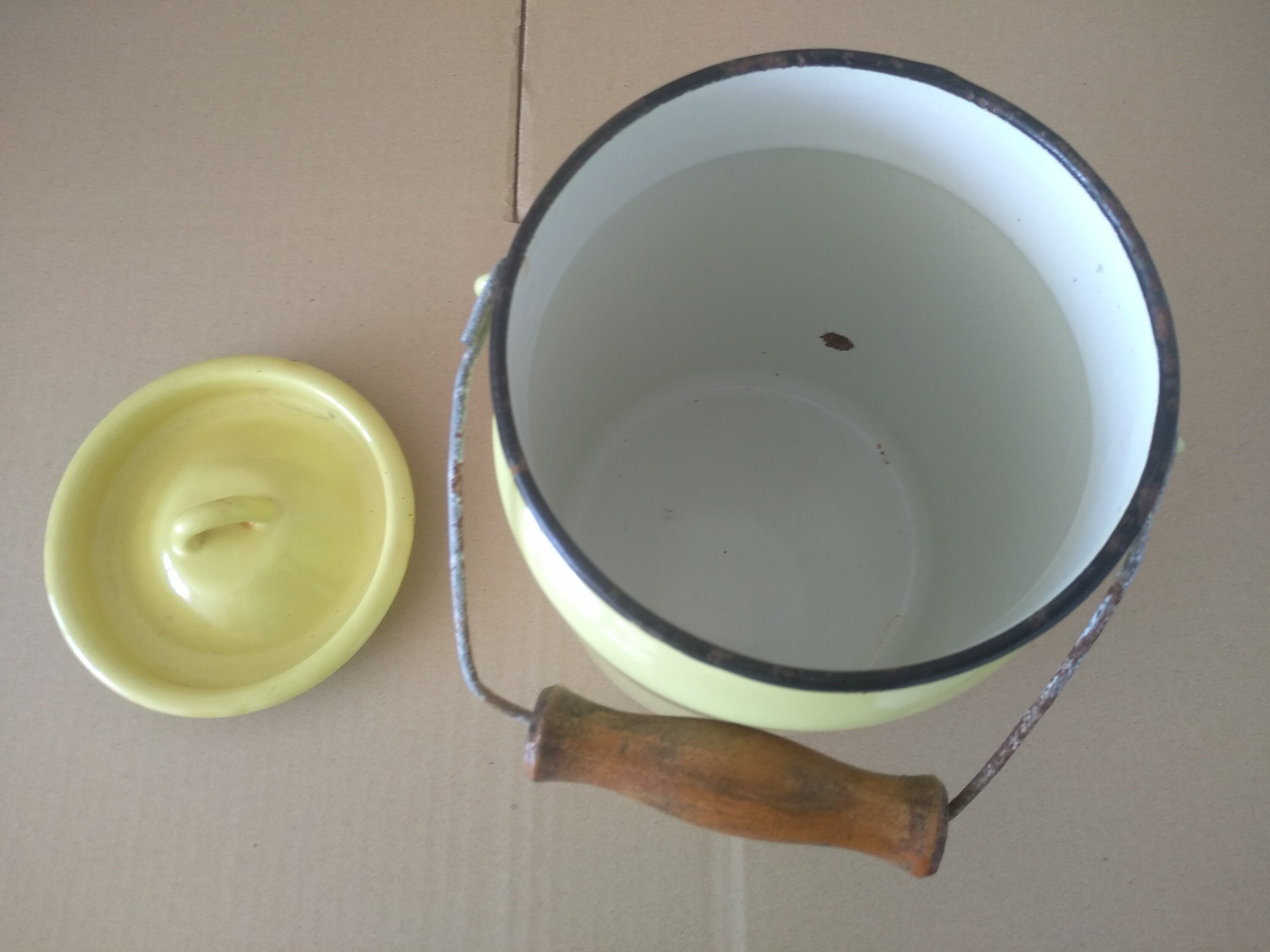 Vintage Milk Container Food Carrier Enamel Milk Canister - Etsy