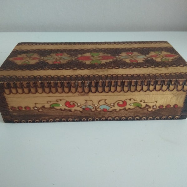 Pyrography Box - Etsy