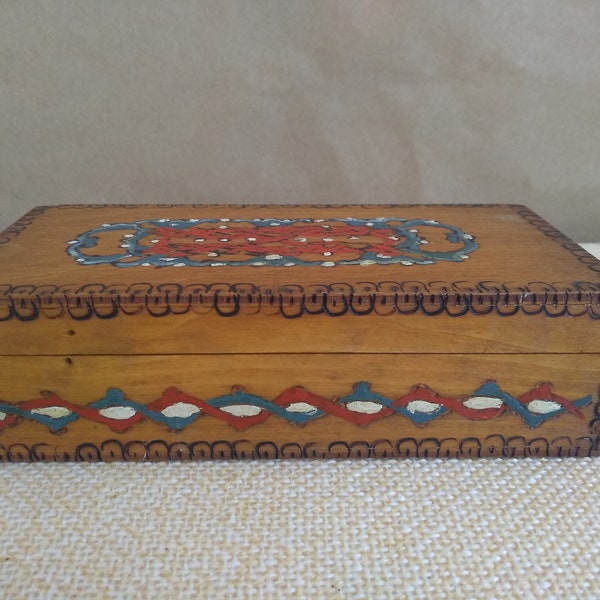Hand Painted Box - Etsy