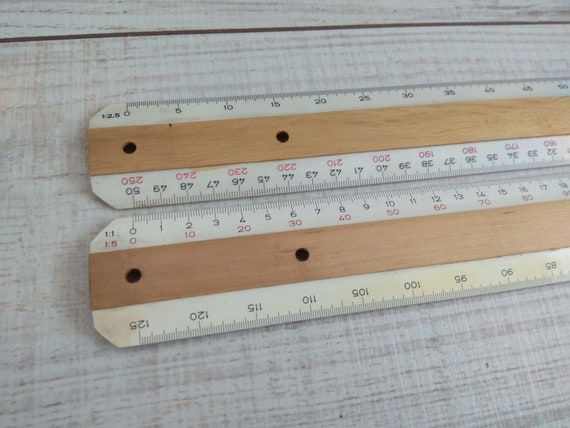 Logarithmic Scale Ruler