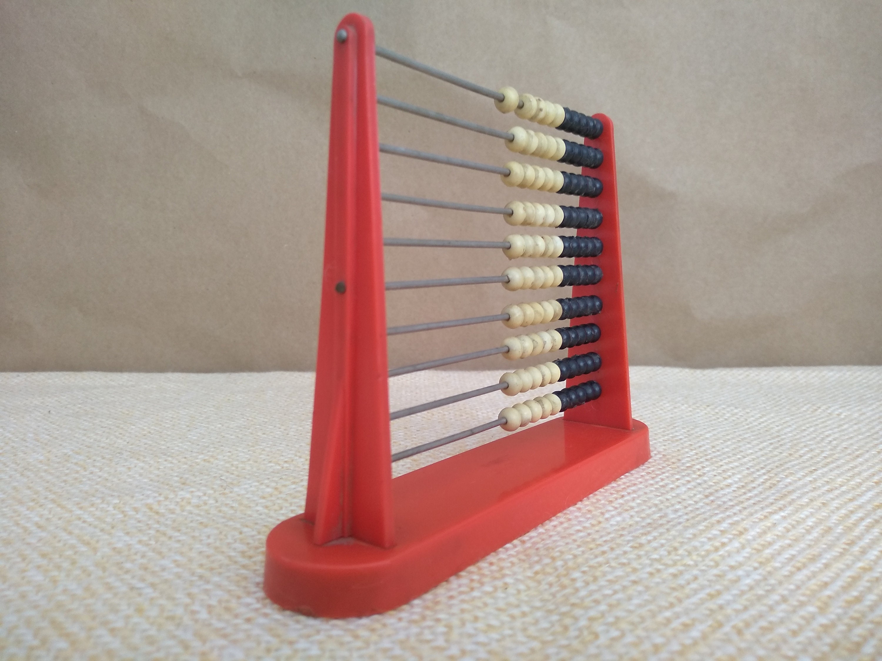 Vintage Plastic Abacus, Retro Plastic Abacus, Old Plastic Abacus, Retro ...