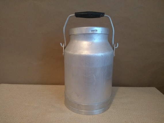 Vintage Milk Container Food Carrier Aluminum Milk Canister | Etsy