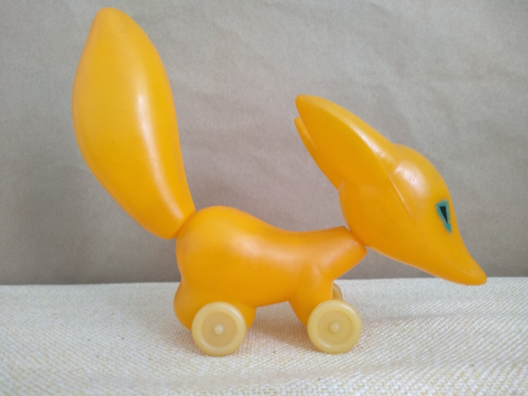 Old Plastic Toy, Vintage Toy, Vintage FOX, Plastic Fox - Etsy