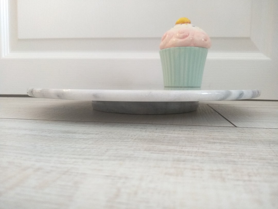 Rotating Marble Slab, Round Marble Platter, Marble Cheese Board ...