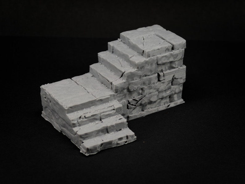 Stone Dungeon Stairs Set Props for Miniature Table Top Dnd - Etsy