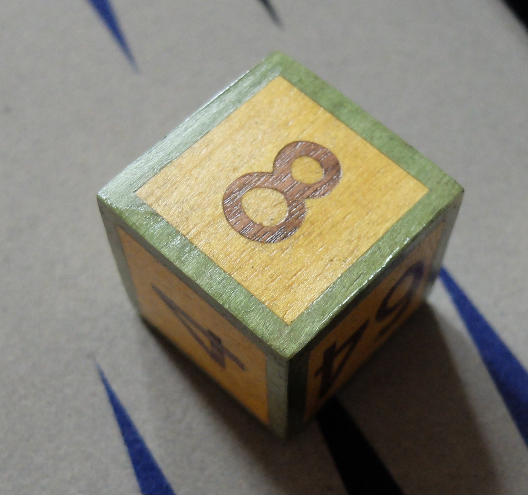 Large Colourful Backgammon Doubling Cubes - Etsy