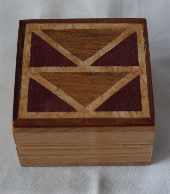 Small Hand Veneered Oak Box Close-fitting Lid 60% to Charity | Etsy UK
