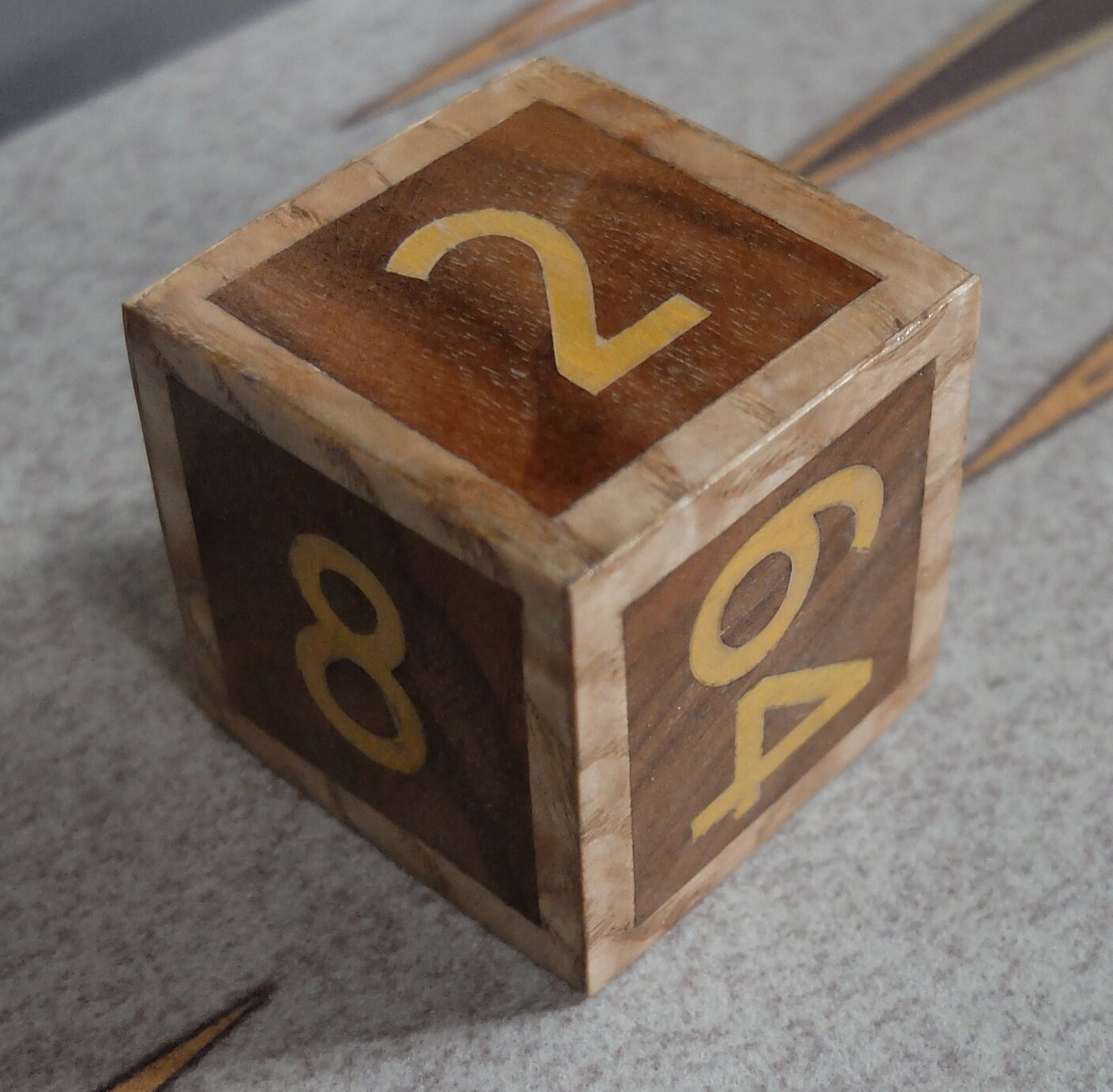 Large Colourful Backgammon Doubling Cubes - Etsy