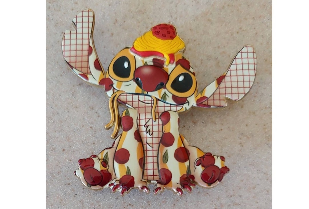Disney Trading Pin - Stitch - Lady and the Tramp - Stitch Crashes ...
