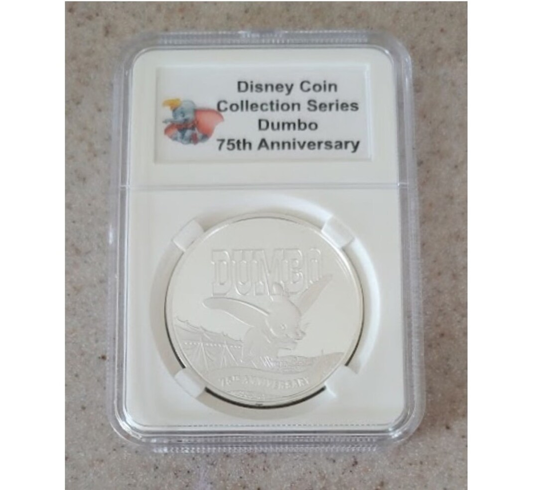 Disney Medallion Coin Collective Series Dumbo the Flying Elephant 75th ...