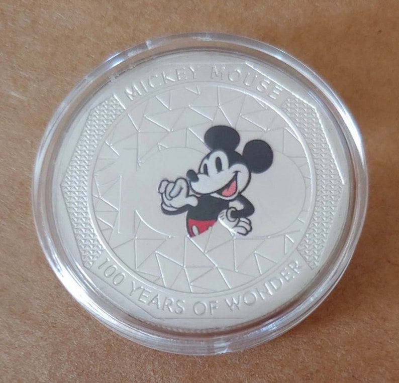 Disney Medallion Coin Collective Series Mickey Mouse 100 Years - Etsy