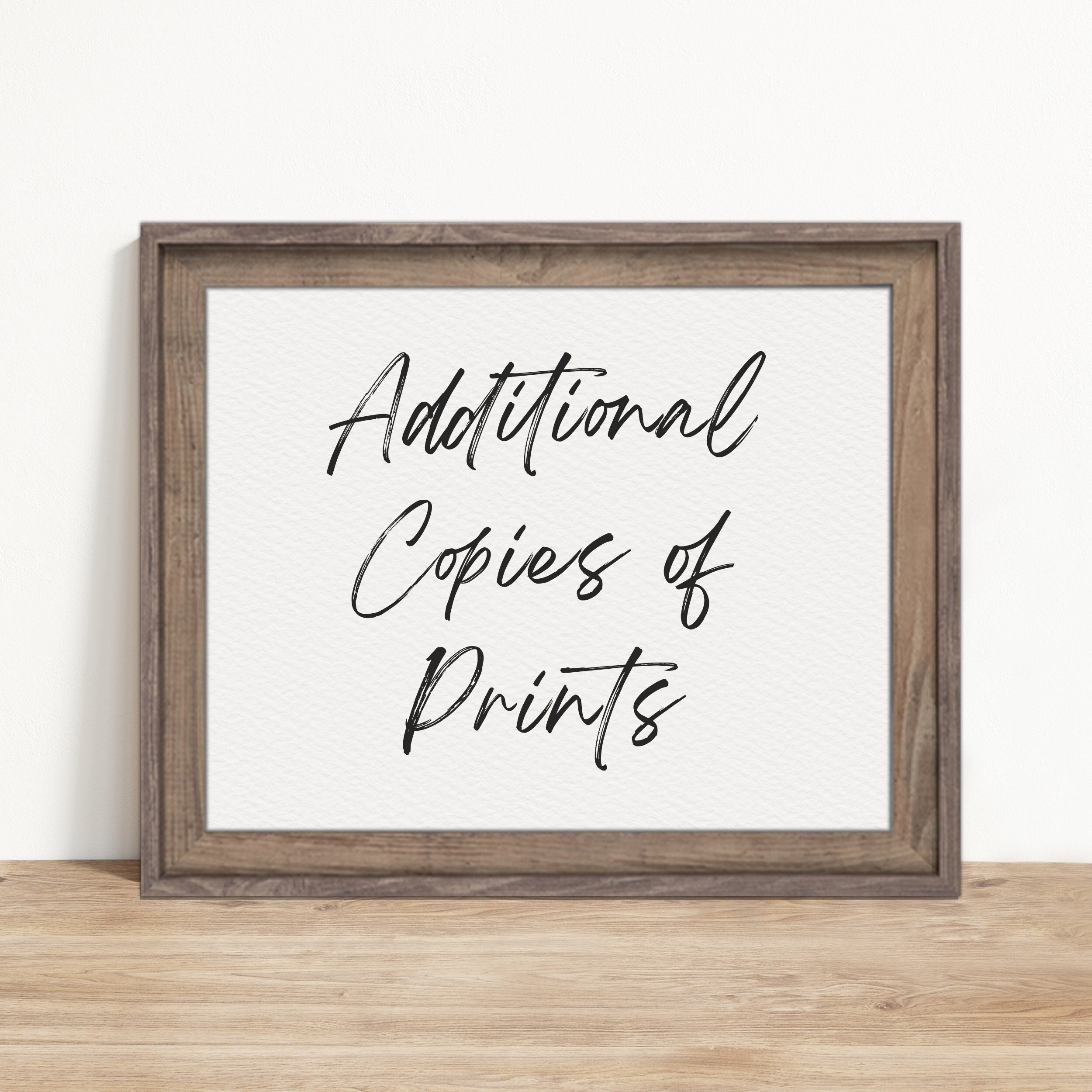 Additional Copies of Unframed Prints - Etsy