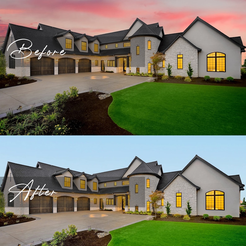 Editing Services for Custom House Portrait Only | Etsy