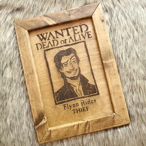 Wanted Flynn Poster - Laser Engraved Home Decor - Etsy