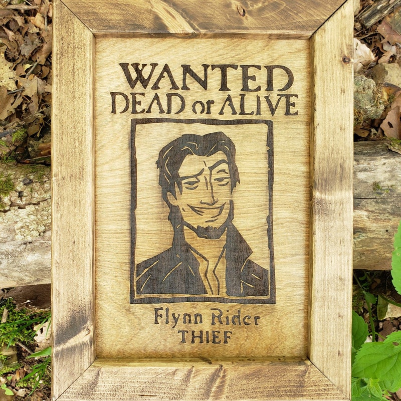 Flynn Rider Wanted Poster - Etsy