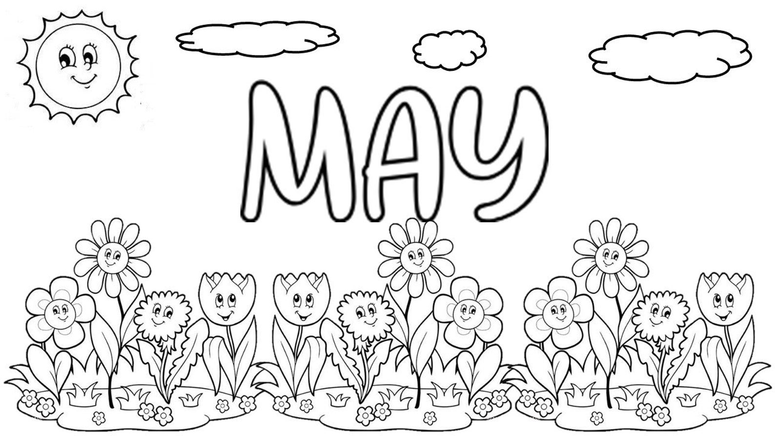Months Of The Year Pages Coloring Pages