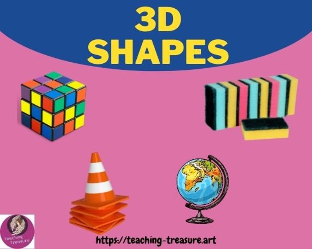 Shapes Busy Book Printable 3D Shapes Printable Montessori Homeschool ...