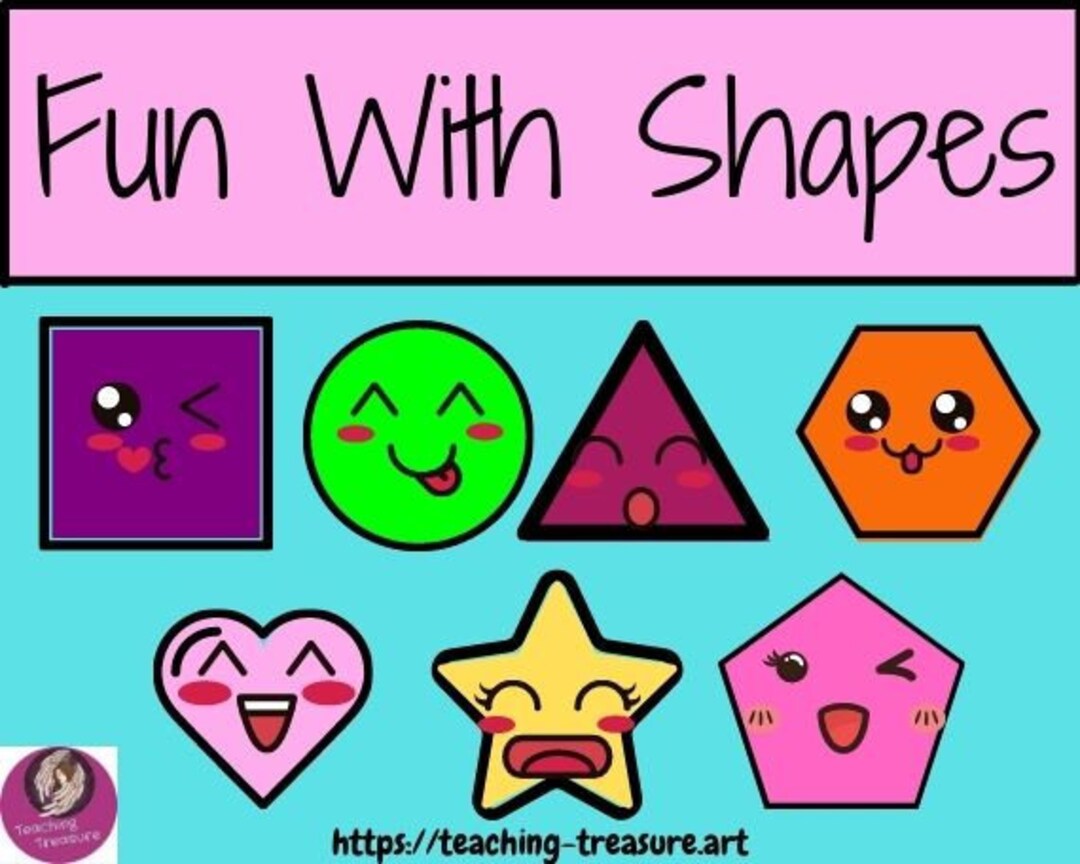Shapes Tracing Activity Cards Printable, Trace 2D Shapes, Learning ...