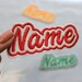 Embroidered Personalized Name or Word Patch / Iron on / Sew on - Etsy