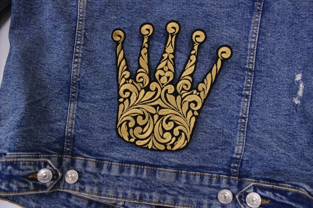 Royal Crown Embroidered Patch / Iron on / Sew on Badge - Etsy