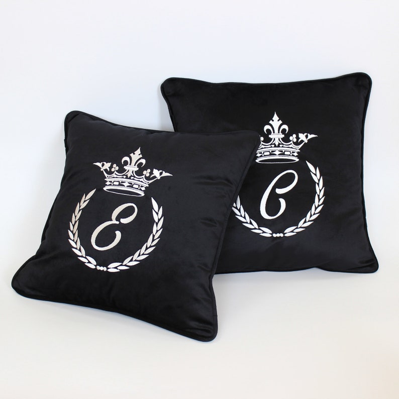 Initial Cushion / Personalised Cushion / Decorative Pillow / - Etsy