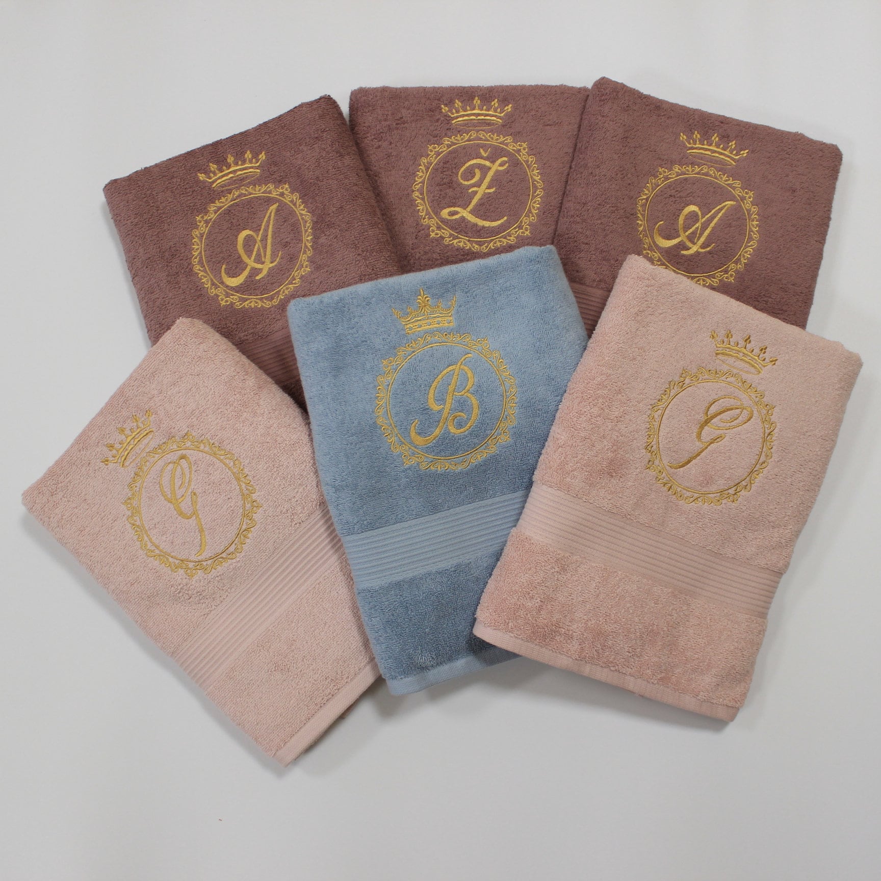 Initial Towel / Personalized Towel / Decorative Towel / Bathroom ...