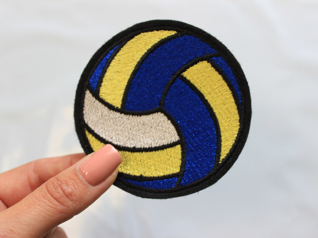 Volleyball Ball Embroidered Patch / Iron on / Sew On - Etsy