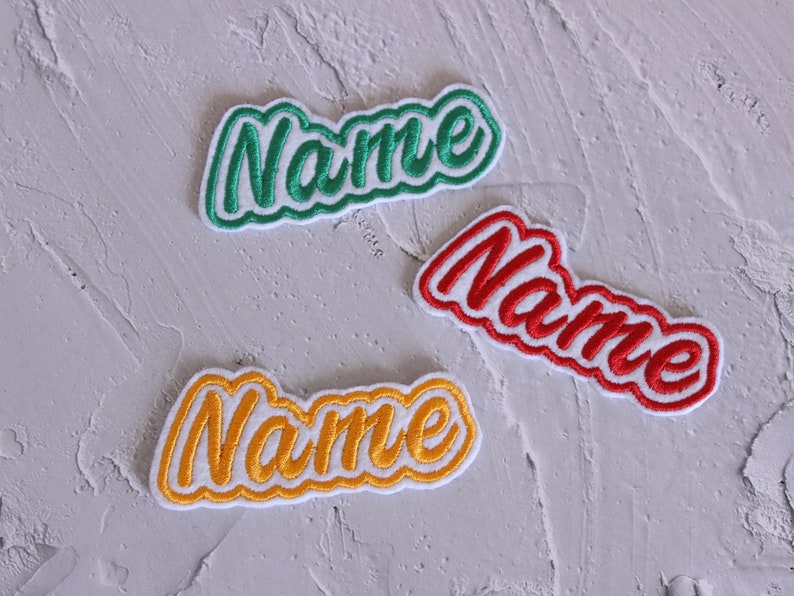 Embroidered Personalized Name or Word Patch / Iron on / Sew on - Etsy