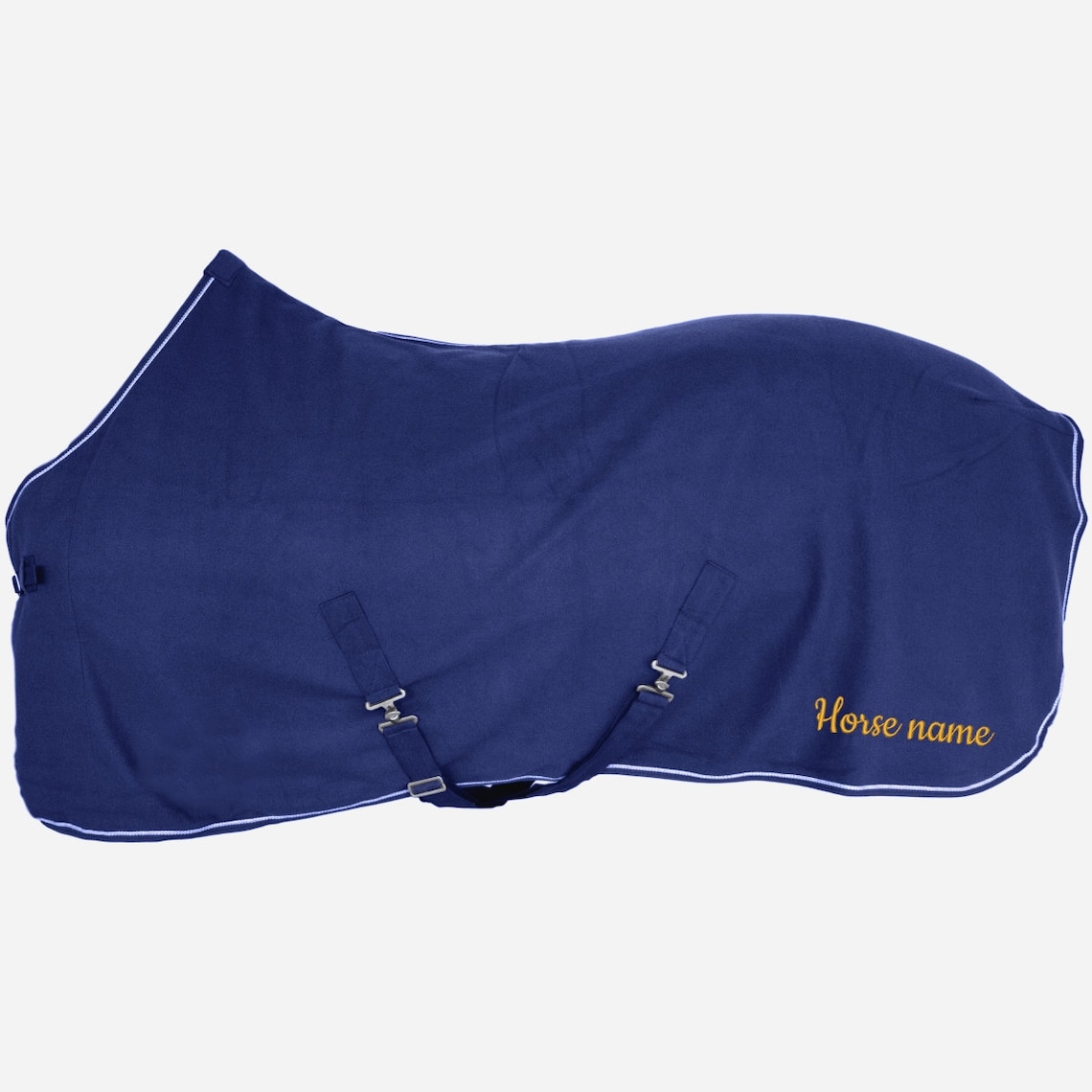Embroidered Horse Fleece Blanket / Personalized Fleece Rug / Sweat Rug ...
