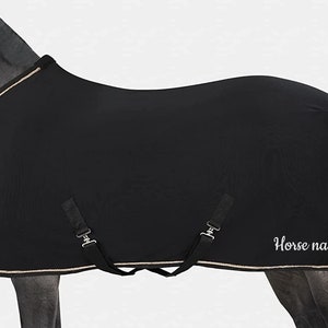 Embroidered Horse Fleece Blanket / Personalized Fleece Rug / Sweat Rug ...