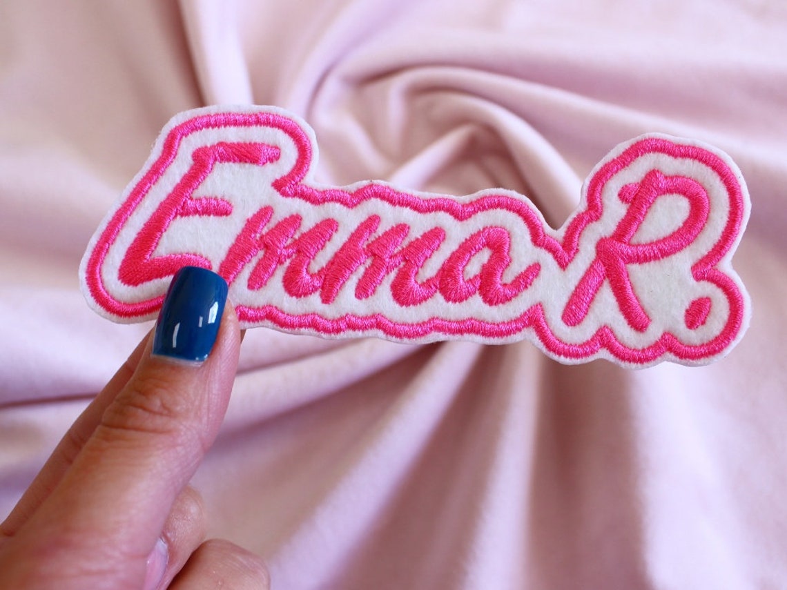 Embroidered Personalized Name or Word Patch / Iron on / Sew on - Etsy